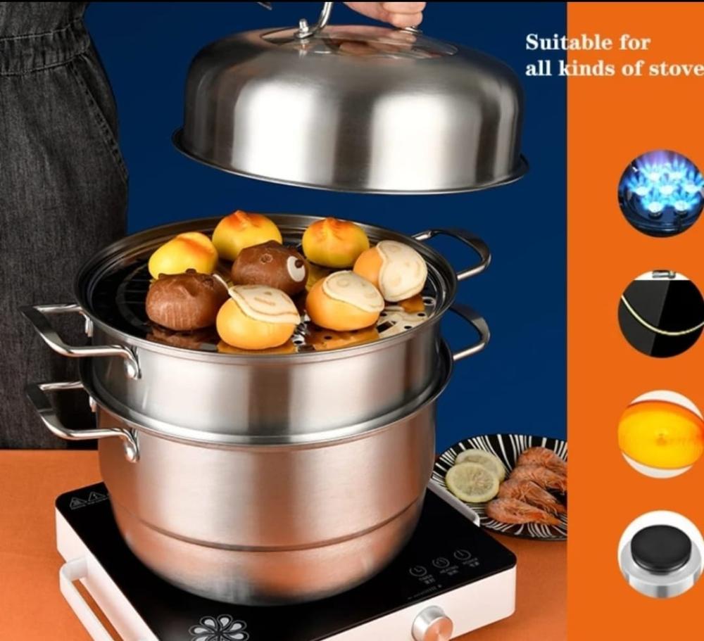 28cm stainless steel steamer