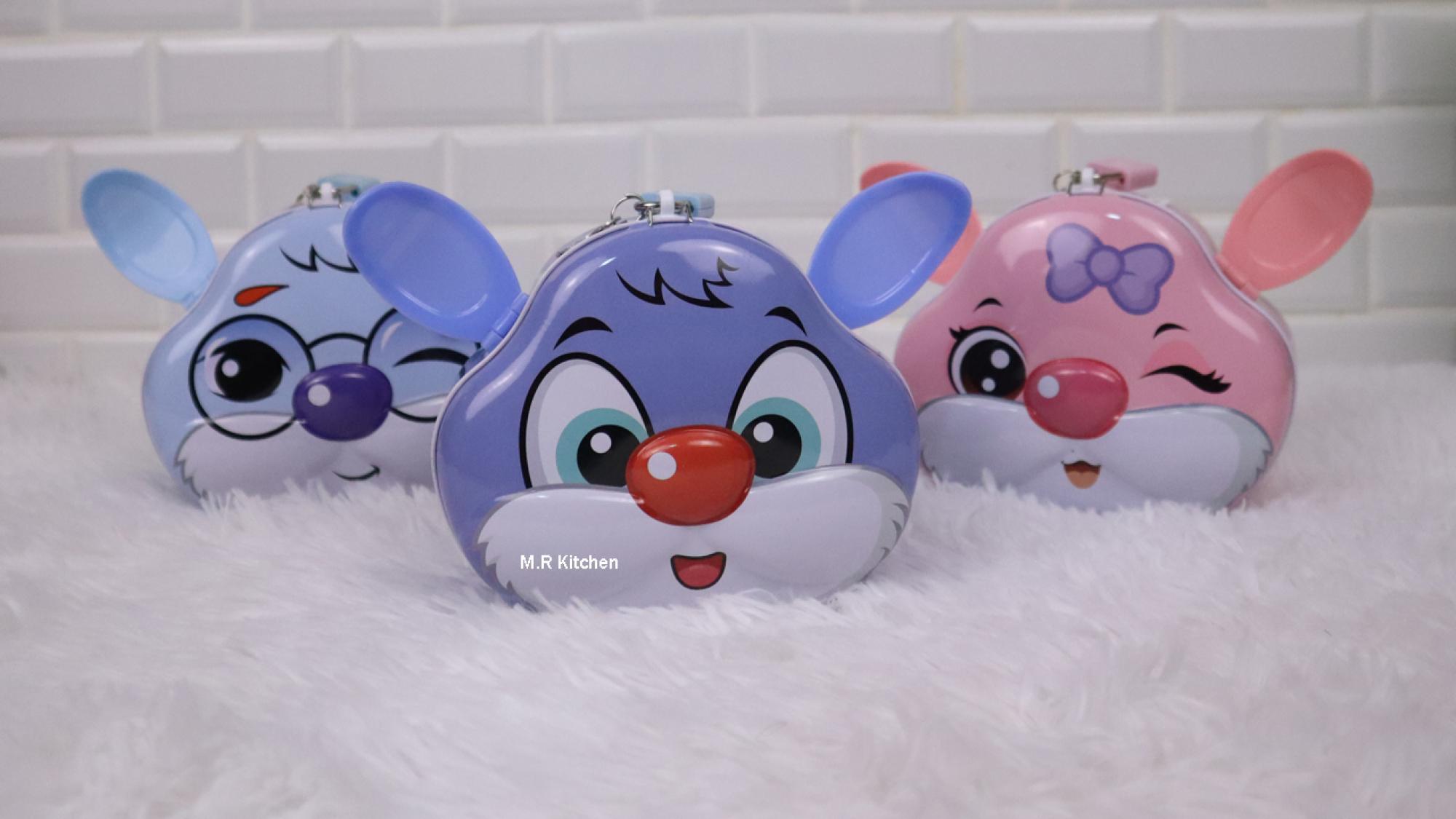 coin bank 3D cartoon character money storage boxes with lock for kids